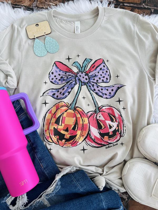 Pumpkin Cherries Tee – Sweet Southern Swank Boutique